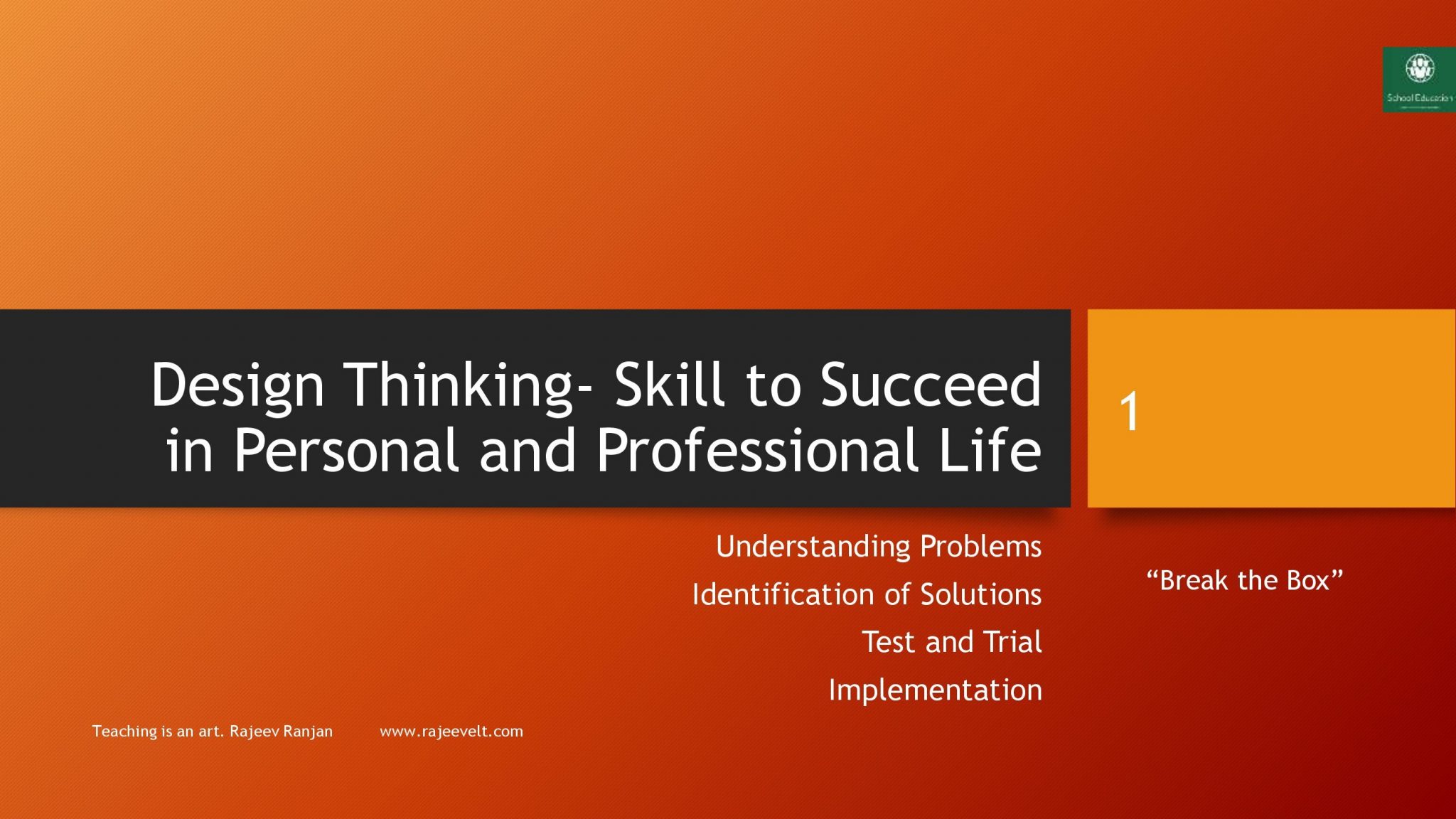 Design Thinking- Skill to Succeed in Personal and Professional Life ...