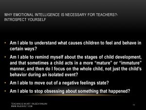 How to Develop Emotional Intelligence for Effective Classroom ...