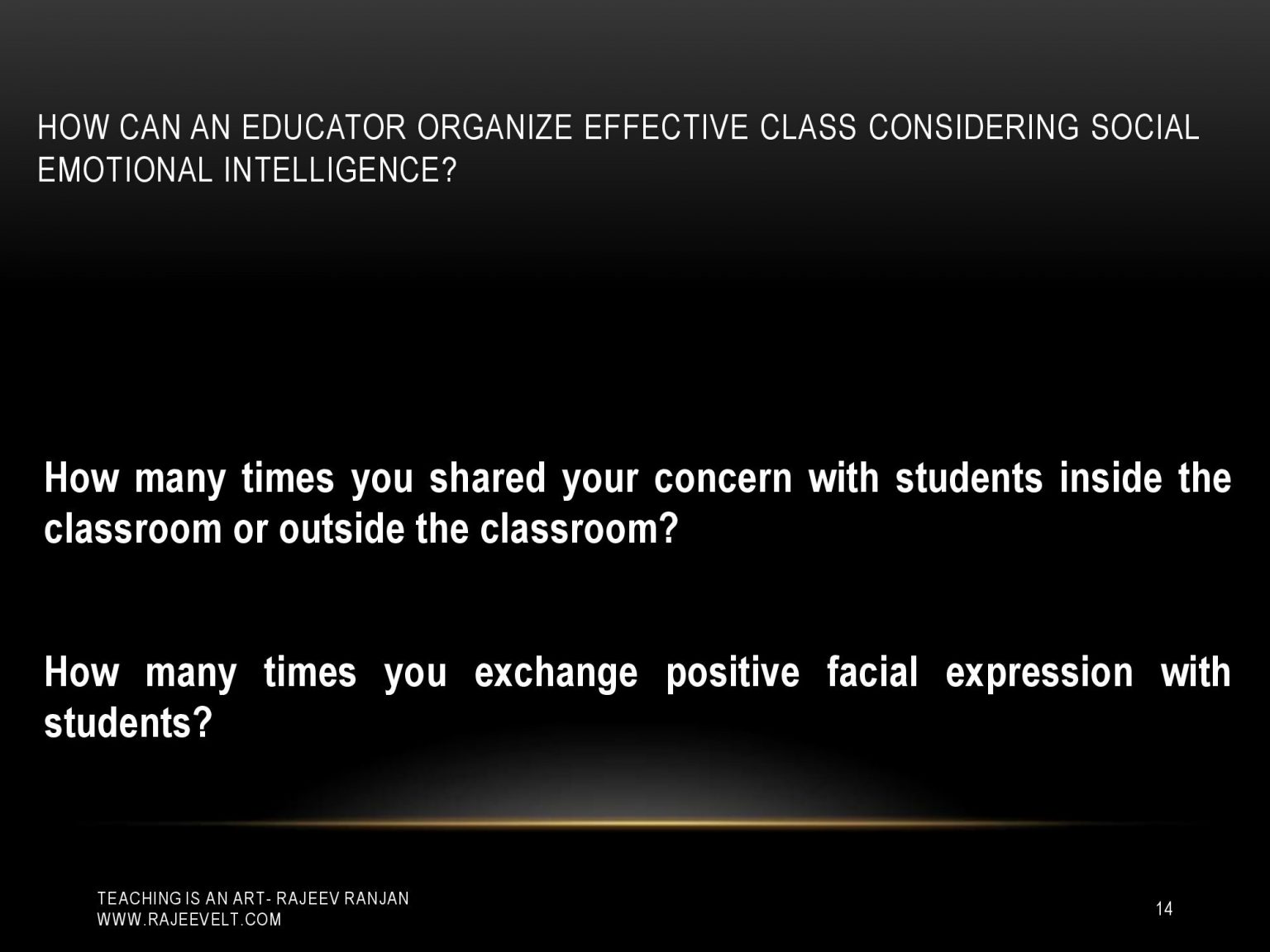 How to Develop Emotional Intelligence for Effective Classroom ...