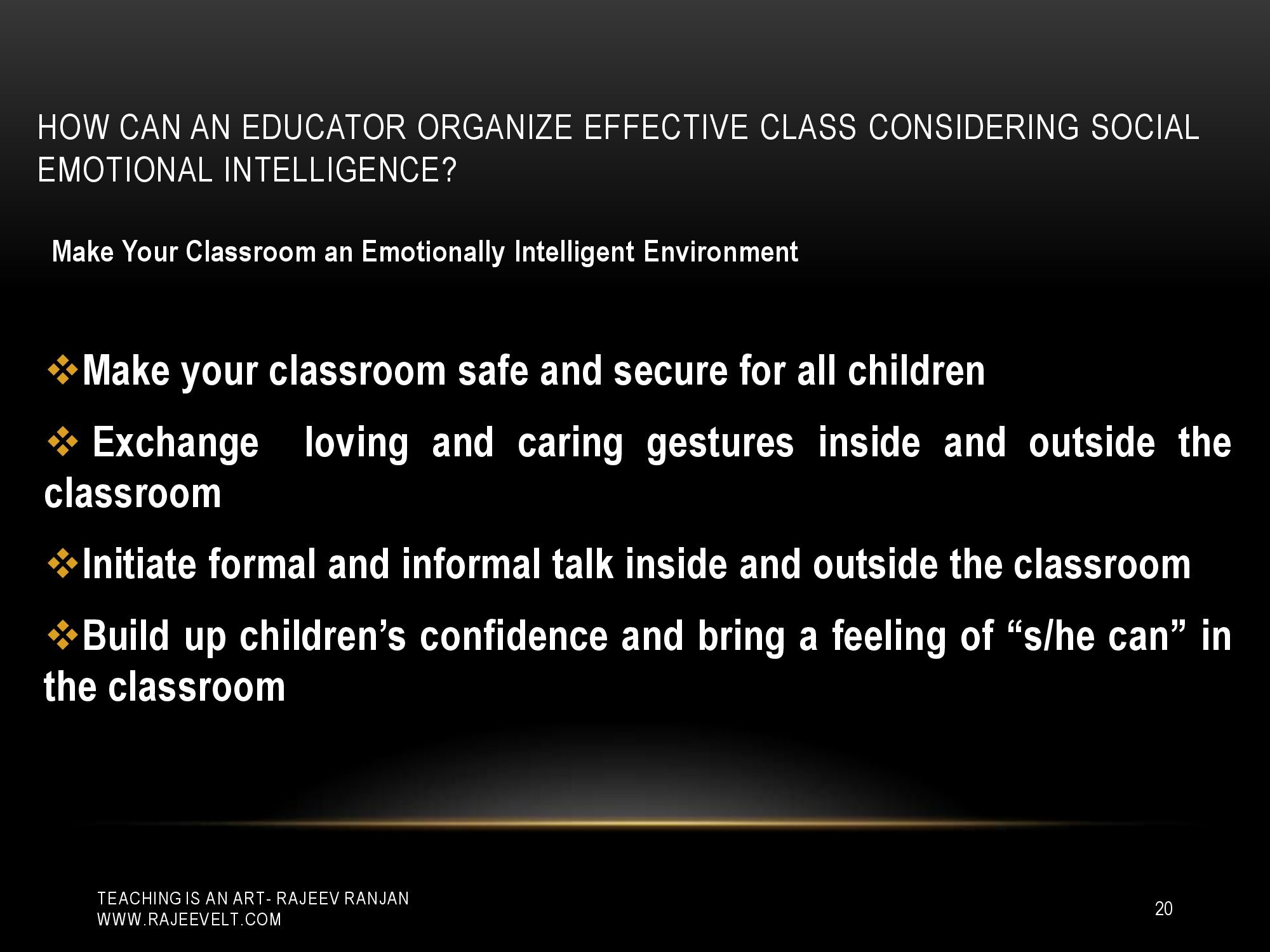 How to Develop Emotional Intelligence for Effective Classroom ...