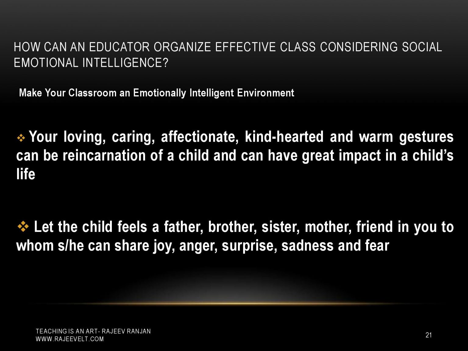 How to Develop Emotional Intelligence for Effective Classroom ...