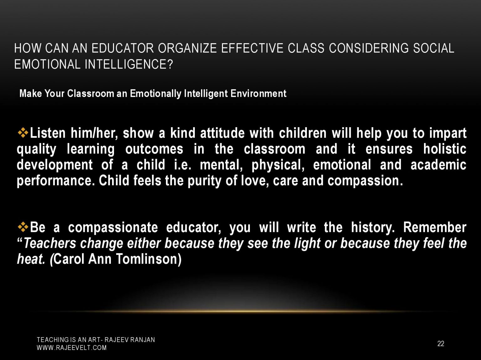 How to Develop Emotional Intelligence for Effective Classroom ...