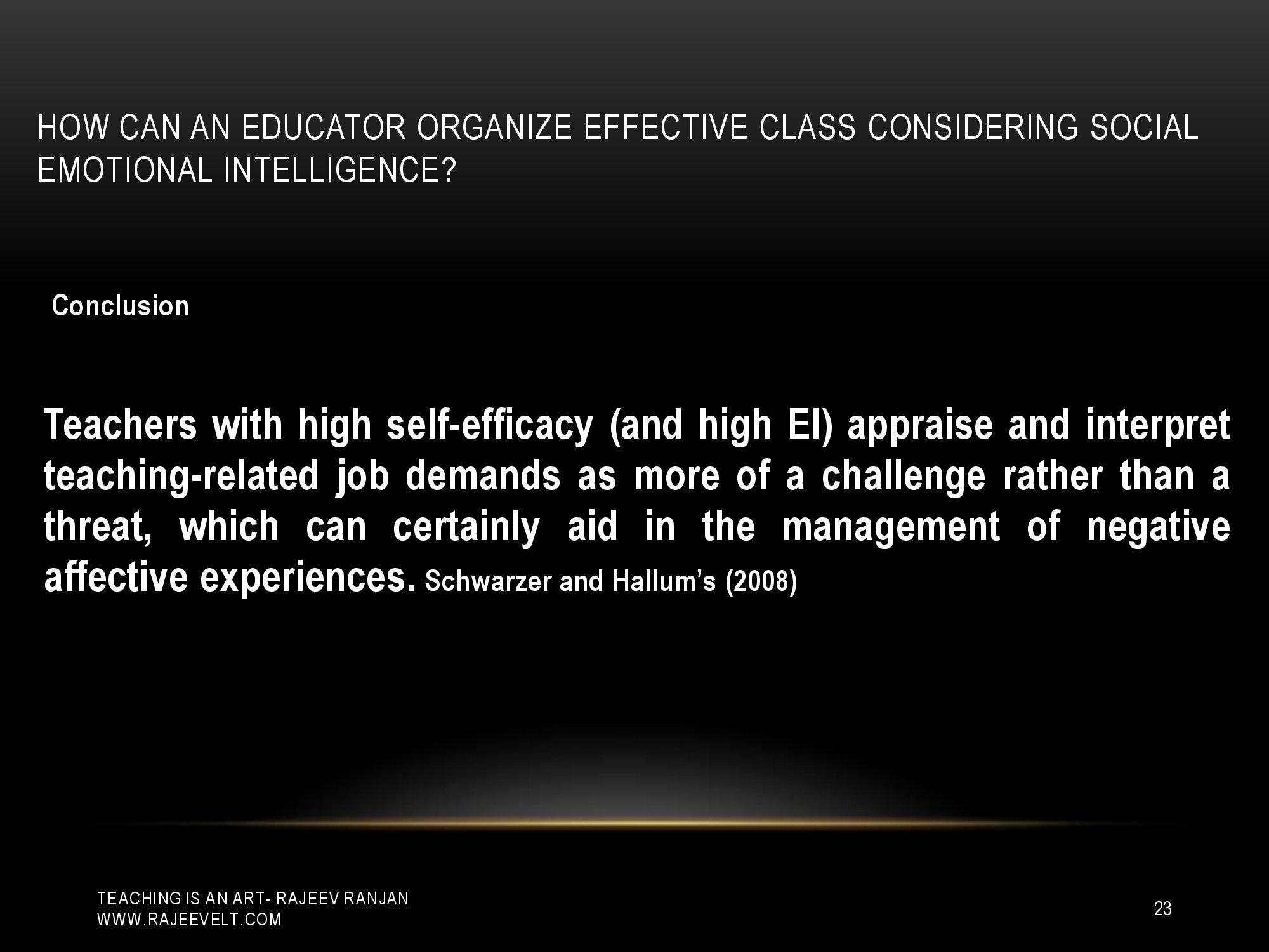How to Develop Emotional Intelligence for Effective Classroom ...