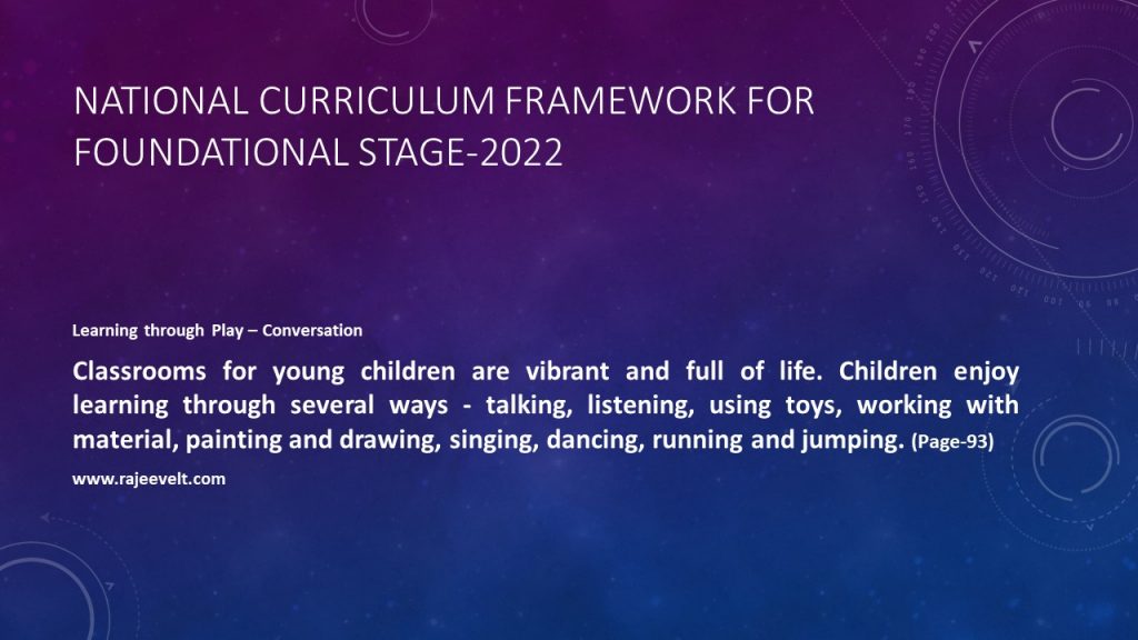 Learning Through Play Conversation At Early Childhood Care And
