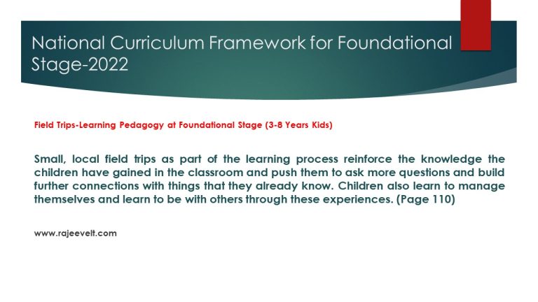 Importance and Benefits of Field Trips at Foundational Stage – School ...
