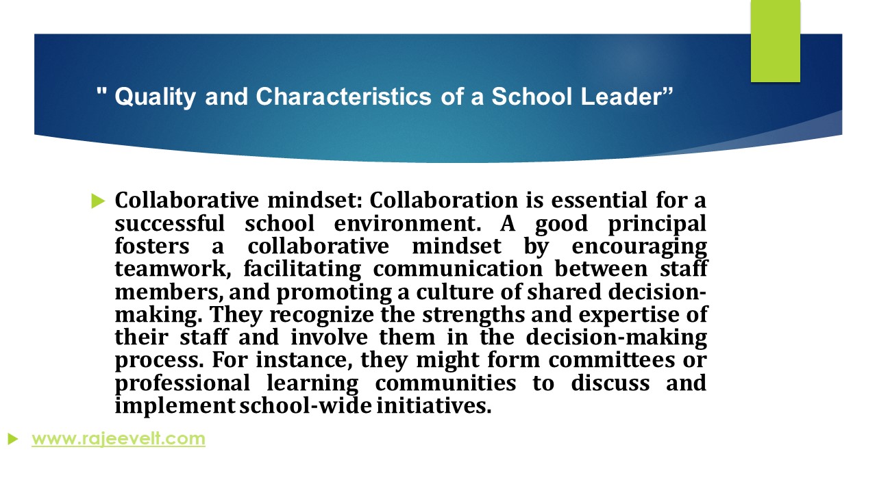 Ten Essential Qualities and Characteristics of a School Principal ...