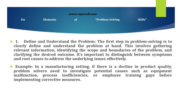 Six Tips and Techniques to Solve Real Life Challenges – Problems ...