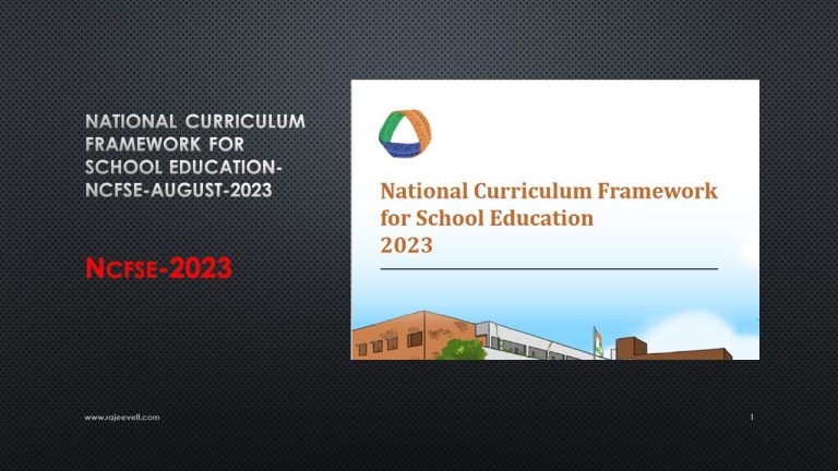 Summary of Aims and Vision of the National Curriculum Framework for ...