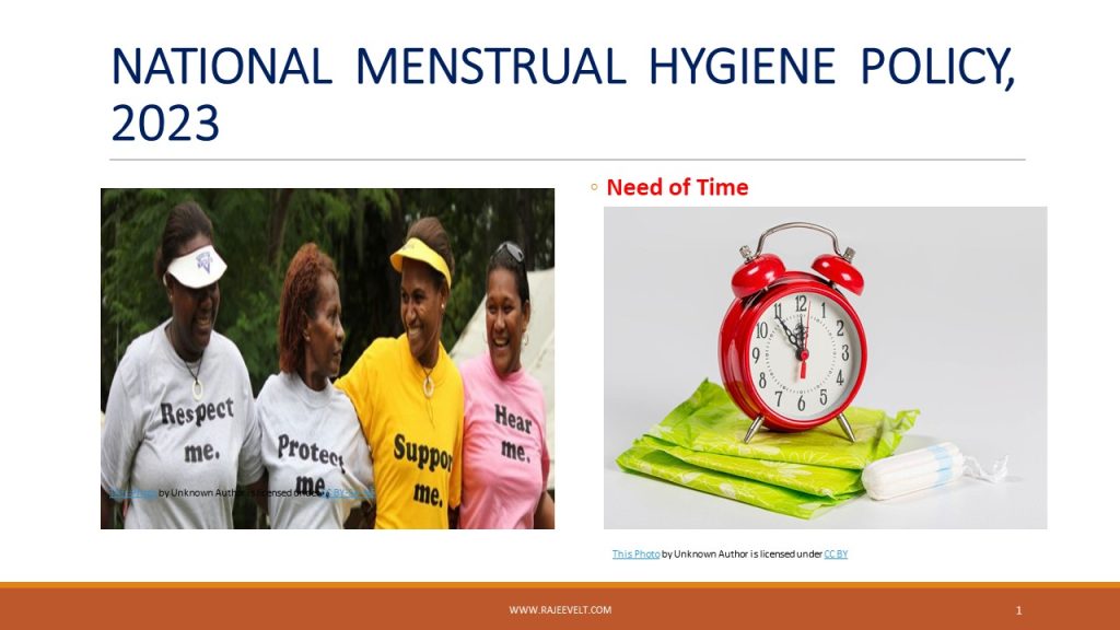 WHY NATIONAL MENSTRUAL HYGIENE POLICY 2023 – School Education Solutions