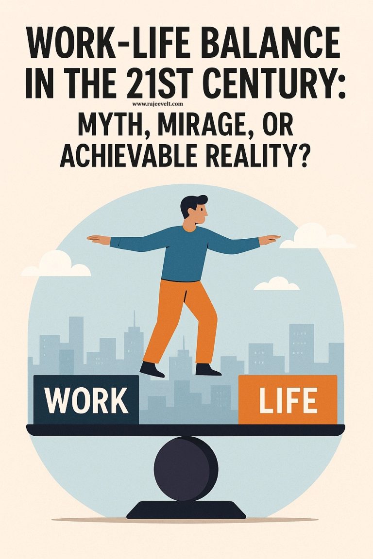 Work-Life Balance in the 21st Century: Myth, Mirage, or Achievable ...