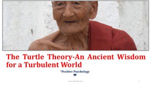 The Turtle Theory-An Ancient Wisdom for a Turbulent World – School ...