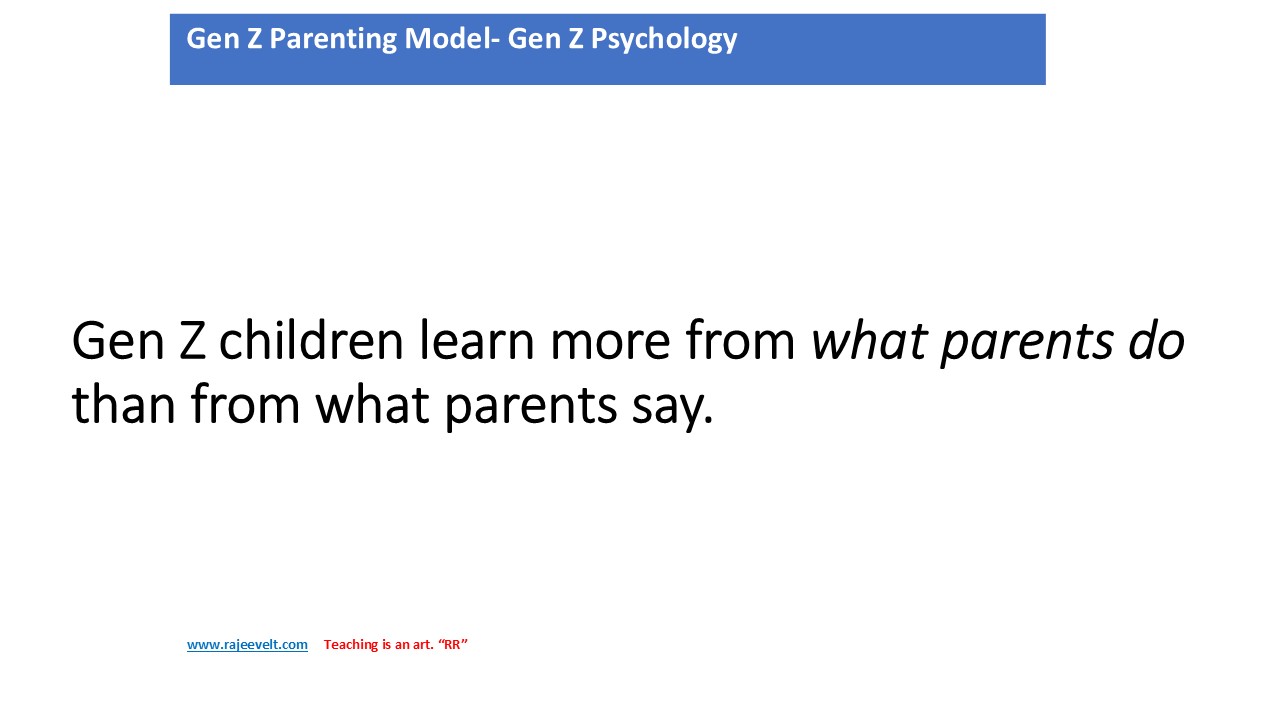 Why Parent Actions Based on a Child’s Behaviour Matter in Gen Z ...